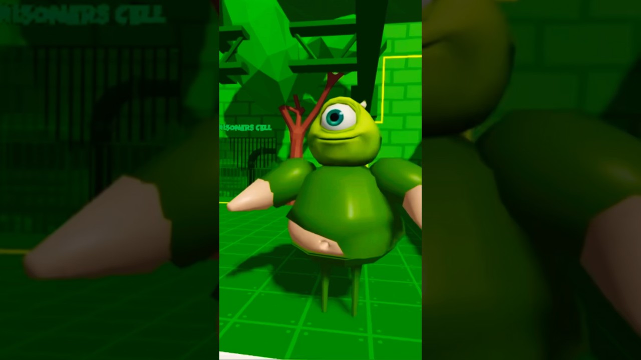 New Jumpscare💚 Mike Barry’s Prison Run Obby ROBLOX *MONSTERS INC - YouTube