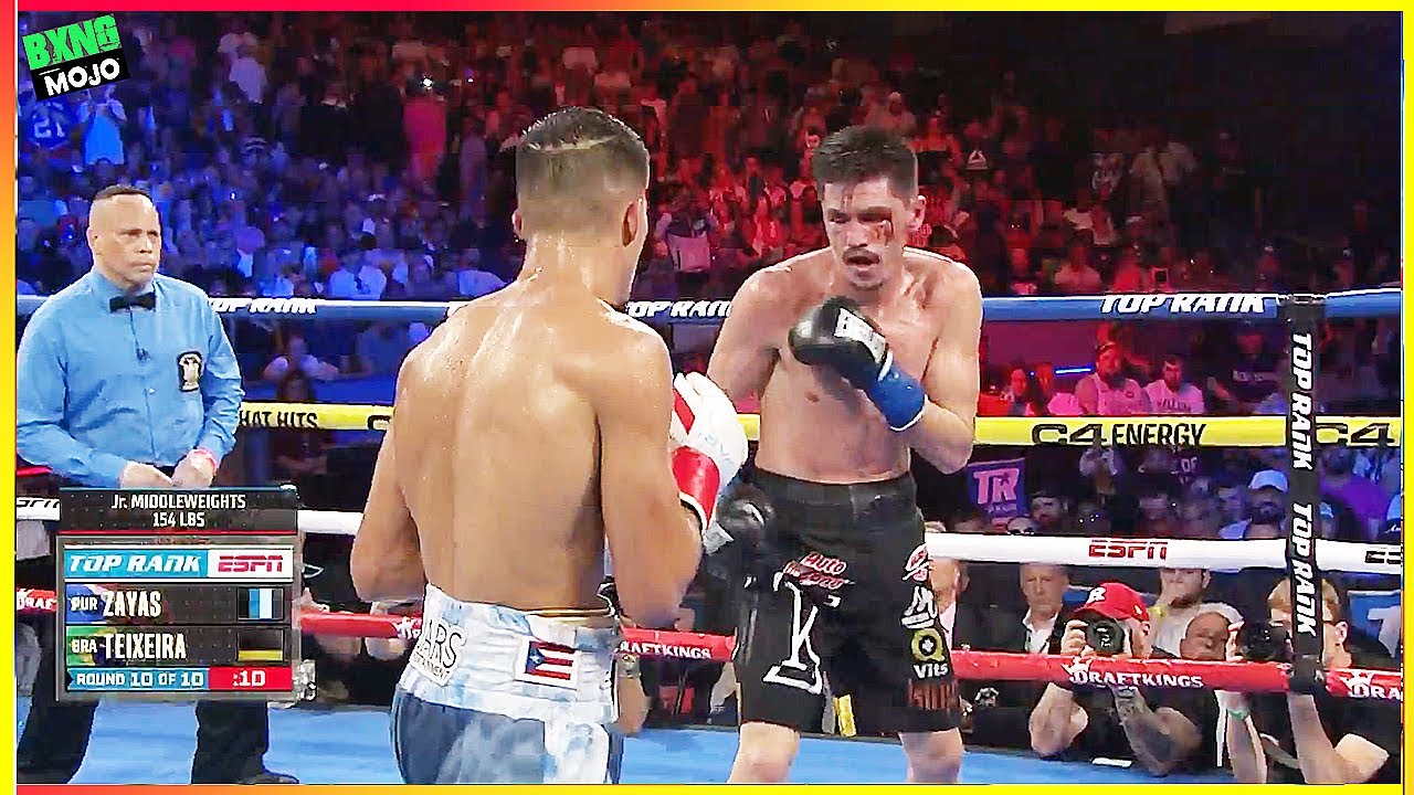 Xander Zayas (Puerto Rico) vs Patrick Teixeira (Brazil) - Boxing ...