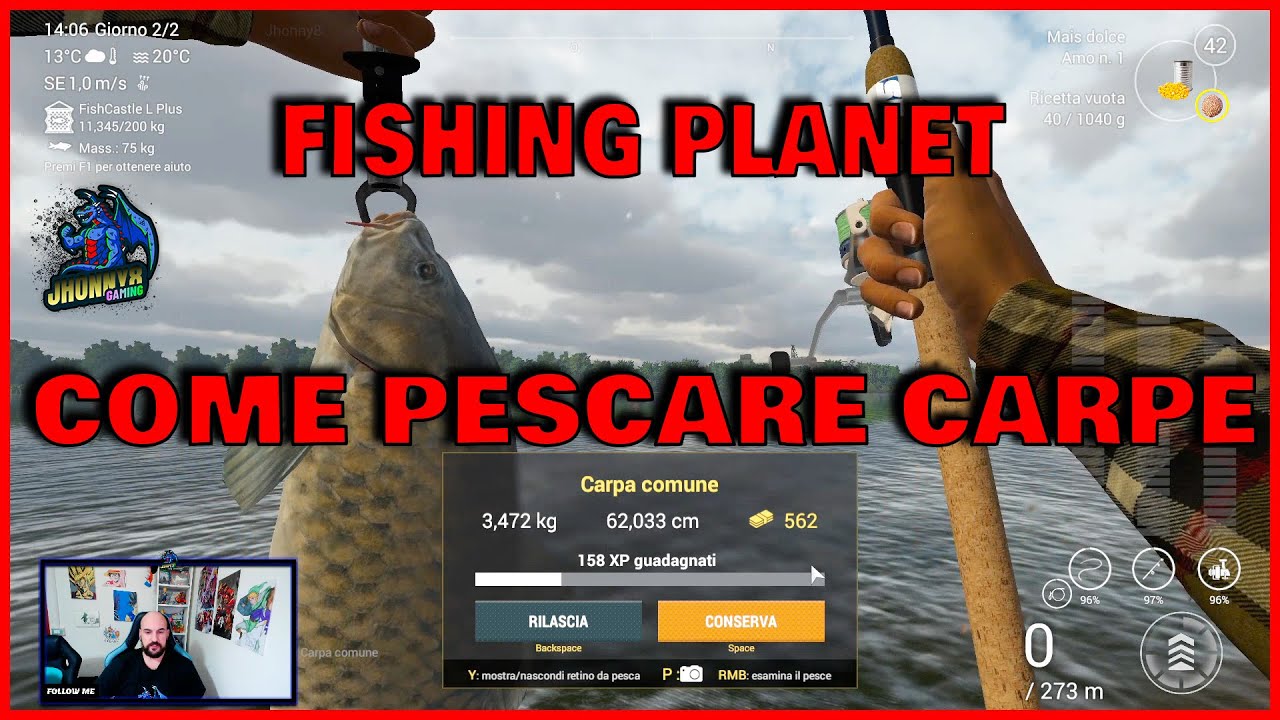 FISHING PLANET Gameplay ita COME PESCARE CARPE - YouTube