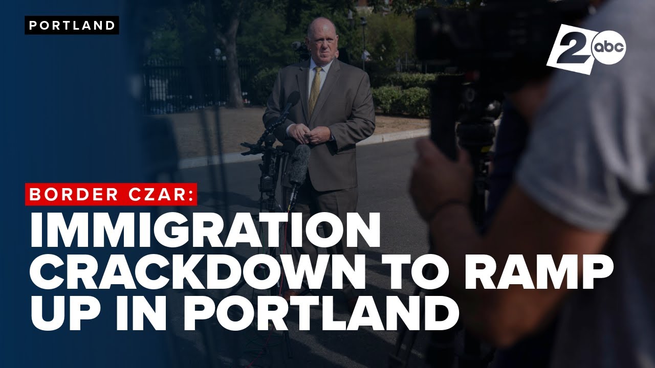 Border czar Homan says ICE to expand operations in Portland - YouTube