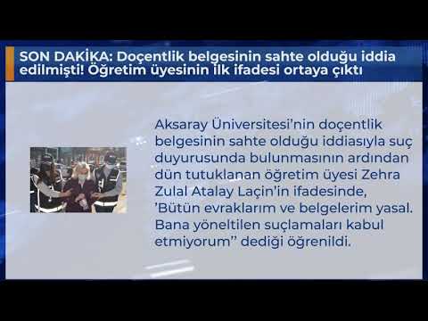 SON DAKİKA: Doçentlik belgesinin sahte olduğu iddia edilmişti! Öğretim üyesinin ilk ifadesi ortaya