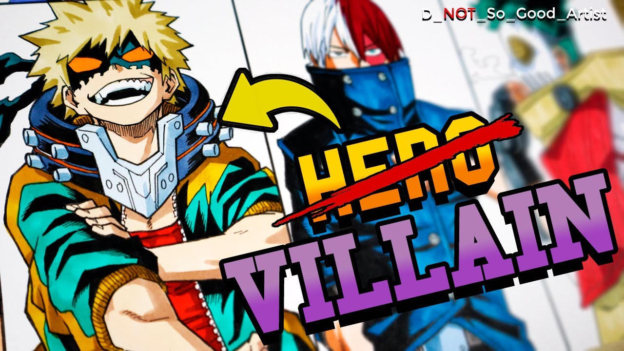 Drawing Class 1-A as Villains PLUS Backstories! [ PART 2 ] | My Hero ...
