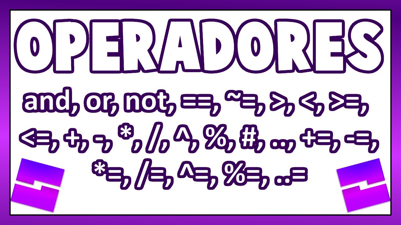TODOS OS OPERADORES que você PRECISA CONHECER! - YouTube