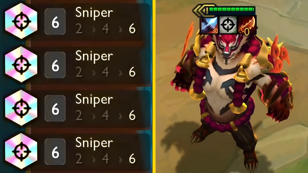 6 Sniper 3 Star Volibear Is a Monster⭐⭐⭐! | TFT Set 11 - YouTube