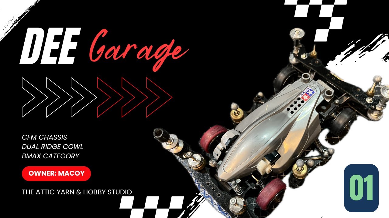 Tamiya Mini 4WD - DEE Garage - Macoy’s Dual Ridge (CFM BMAX) Test Run ...