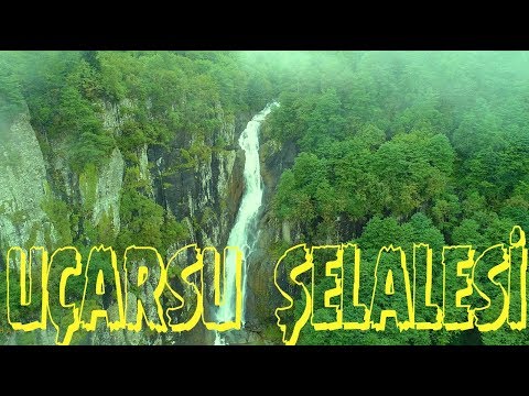 UÇARSU ŞELALESİ / TRABZON / TURKİYE (UÇARSU WATERFALL/AKÇAABAT/DRONE/TRABZON/TURKEY)