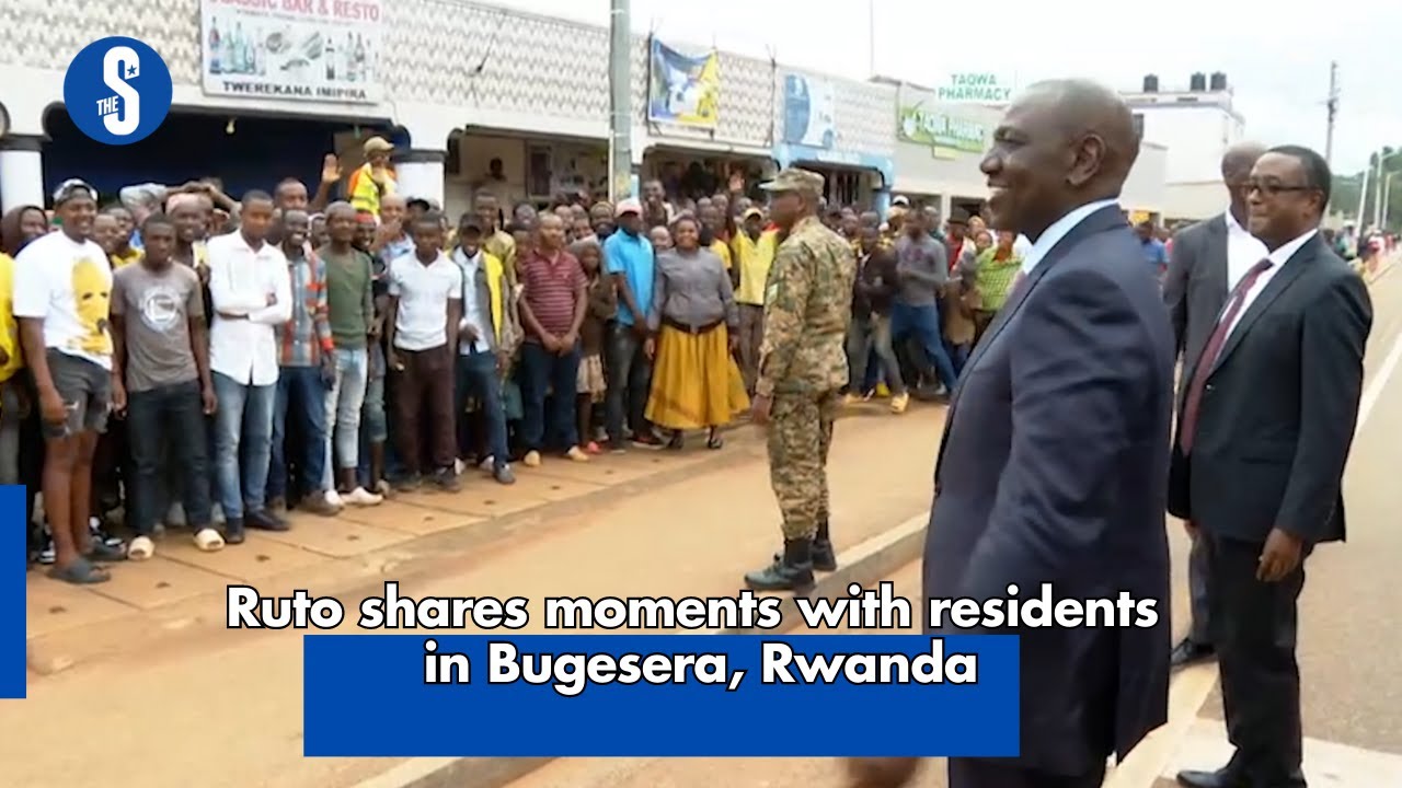 Ruto shares moment with residents in Bugesera, Rwanda - YouTube
