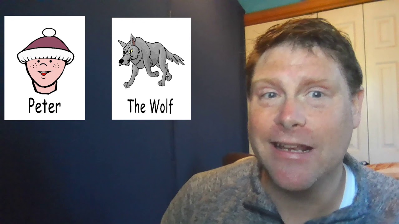 First Grade Lesson: Peter and the Wolf Story Part 1 - YouTube