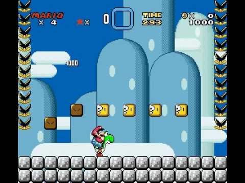 SMW: Item-out-of-box-eating bug - YouTube