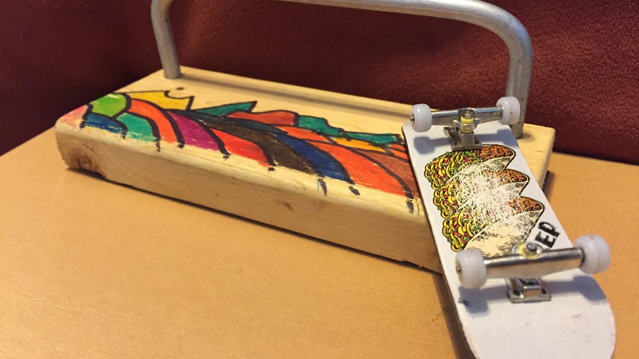 D.I.Y fingerboard obstacle! - YouTube