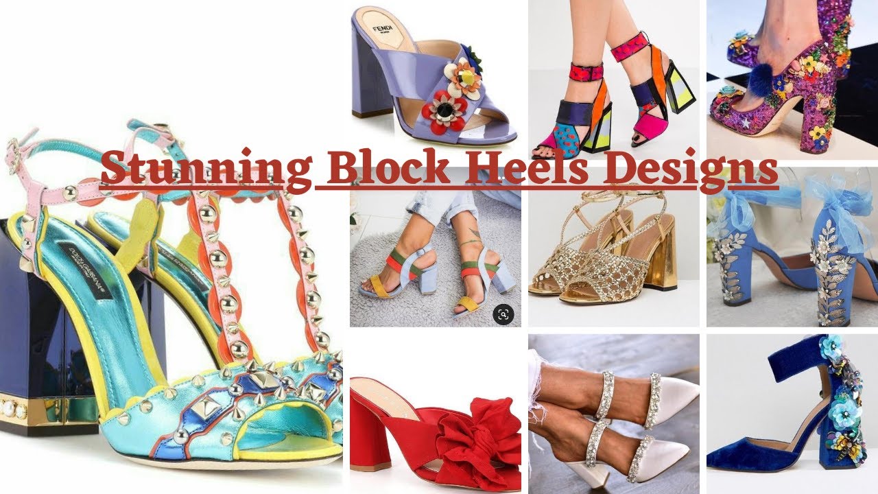 Stunning Block Heels Designs|Beautiful Block Heels Designs|Block Heel ...