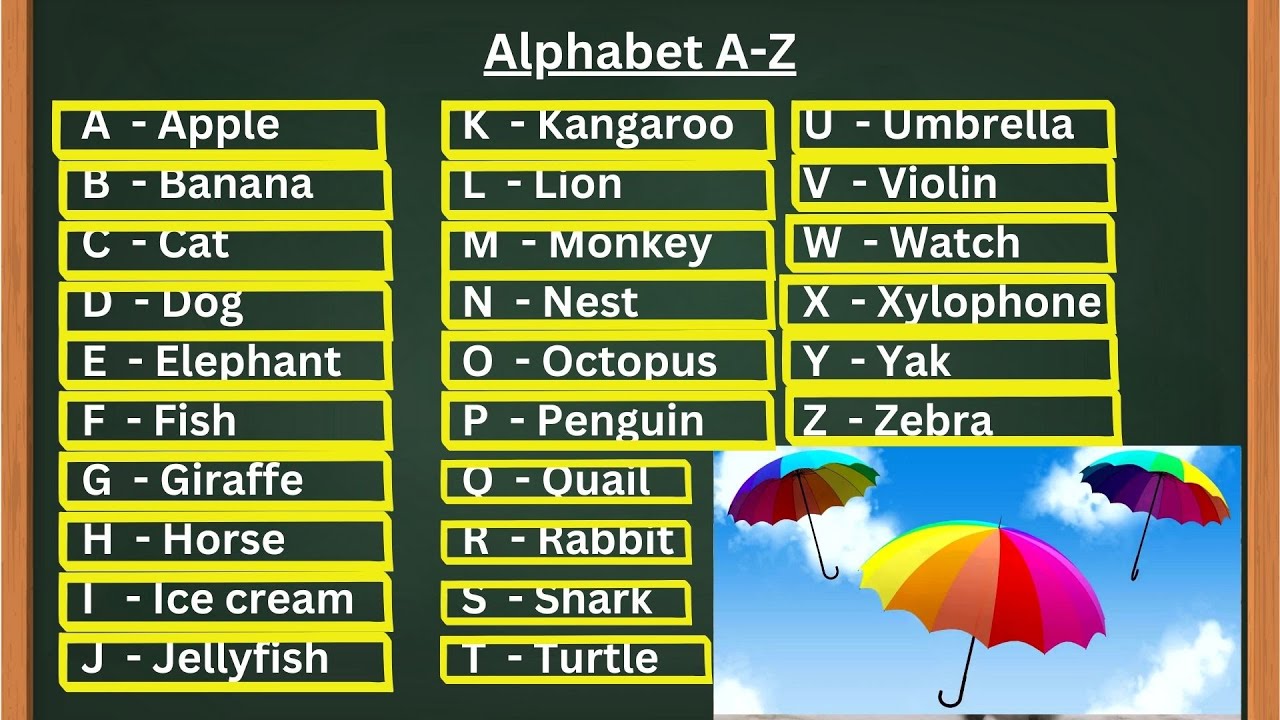 🔤Alphabet A-Z! 🔤 - YouTube