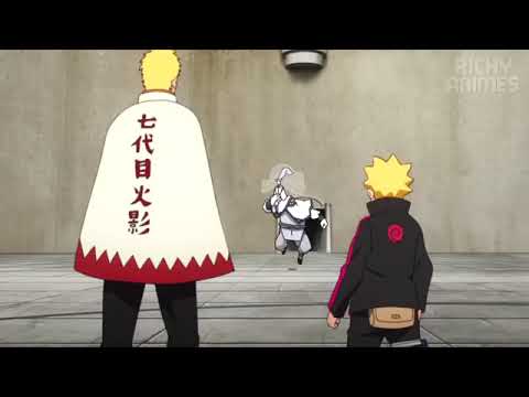Boruto DUBLADO | Naruto e Sasuke vs Momoshiki