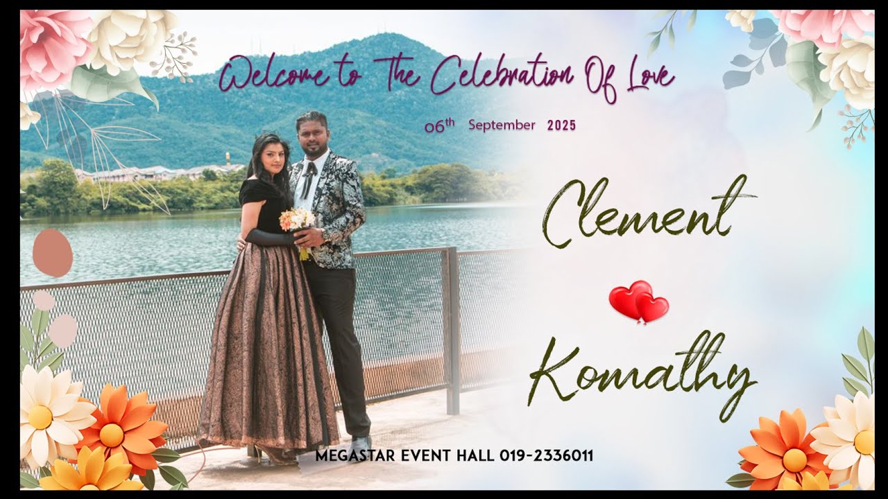 Clement & Komathy Wedding Dinner - YouTube