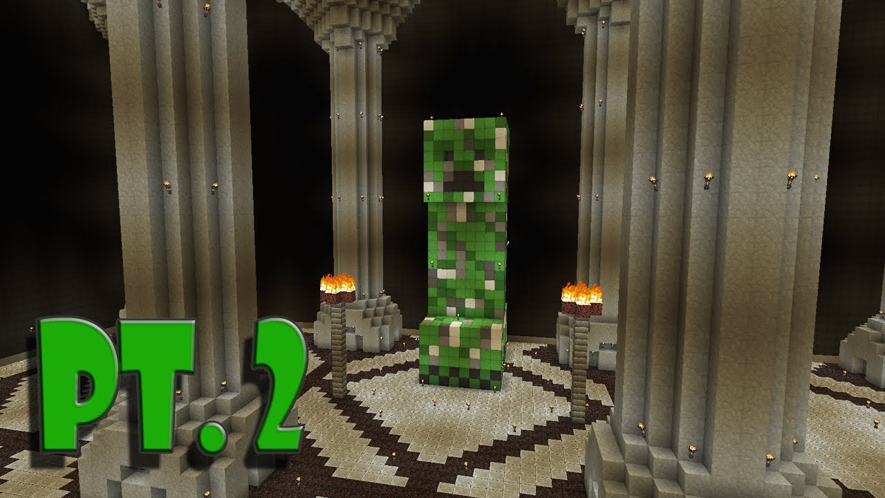Minecraft: Slime Trap (Part 2) - Let's Upgrade the Creeper Temple ...