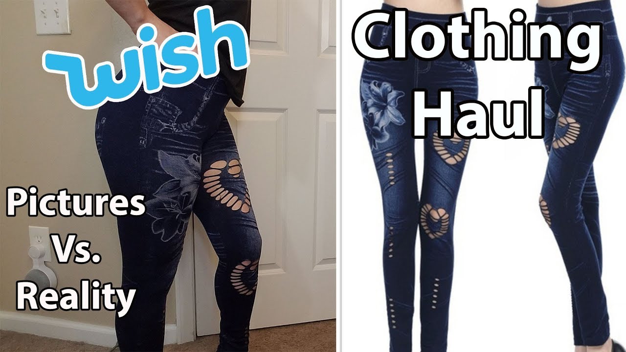 Trying On A Clothing Haul From WISH #12 - YouTube