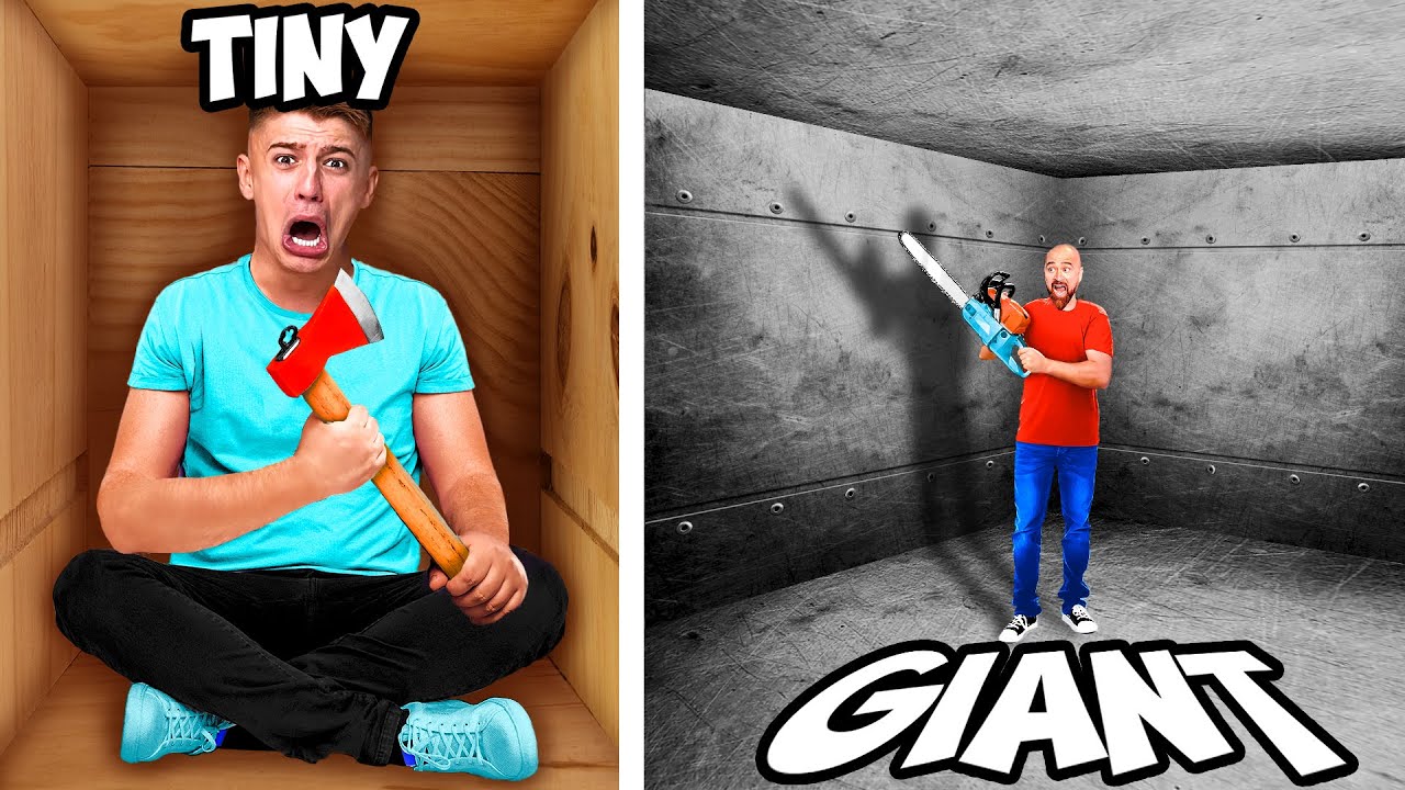 TINY VS GIANT PRISON - Challenge - YouTube