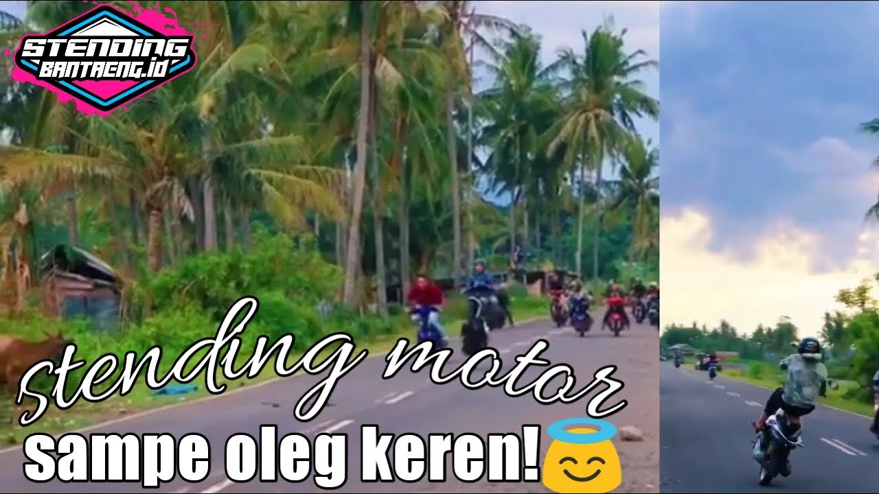 kumpulan stending motor keren | sampe seekor sapi ikut meramaikan😂cek ...