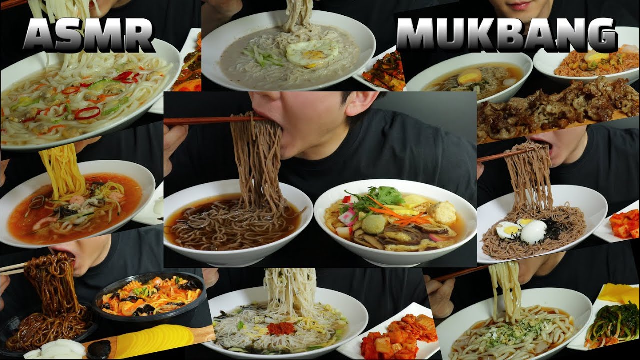 면요리 먹방 모음,Noodle dish mukbang collectionㅣASMRㅣMUKBANGㅣEATING SHOWㅣREAL ...