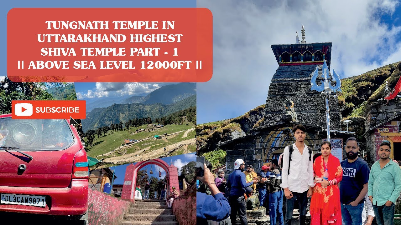 World Highest Shiva Temple Tungnath Mahadev Temple Trek Part - 1 || So ...