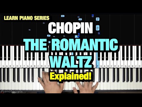 How to Play Chopin - The Romantic Waltz - Op 70 NO 3 (Piano Tutorial Lesson)