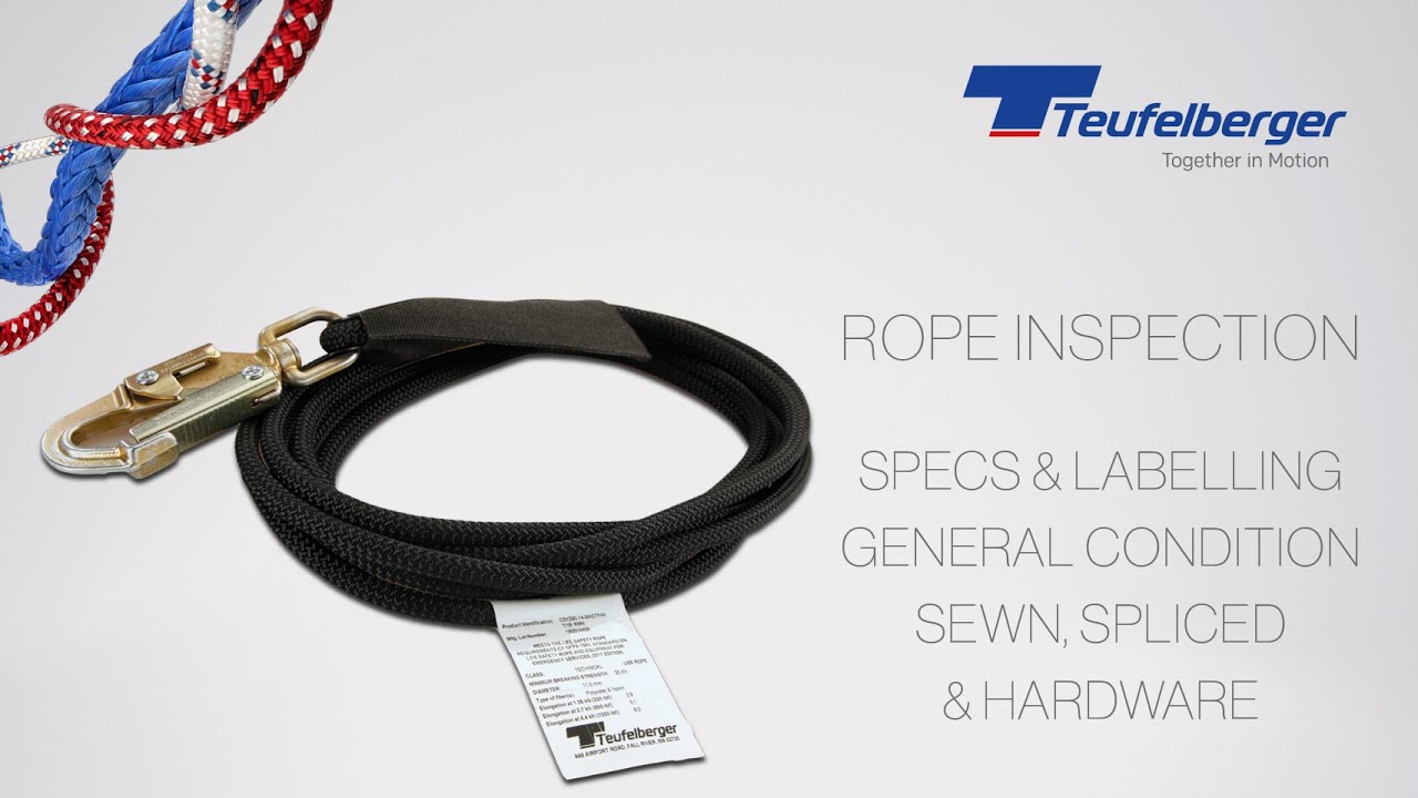 Rope Inspection - full video - YouTube