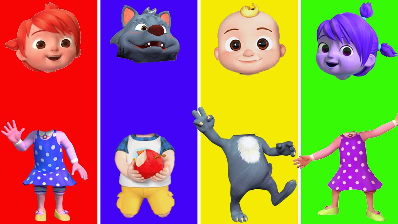 Cocomelon | Match The Head | Video For Kids - YouTube