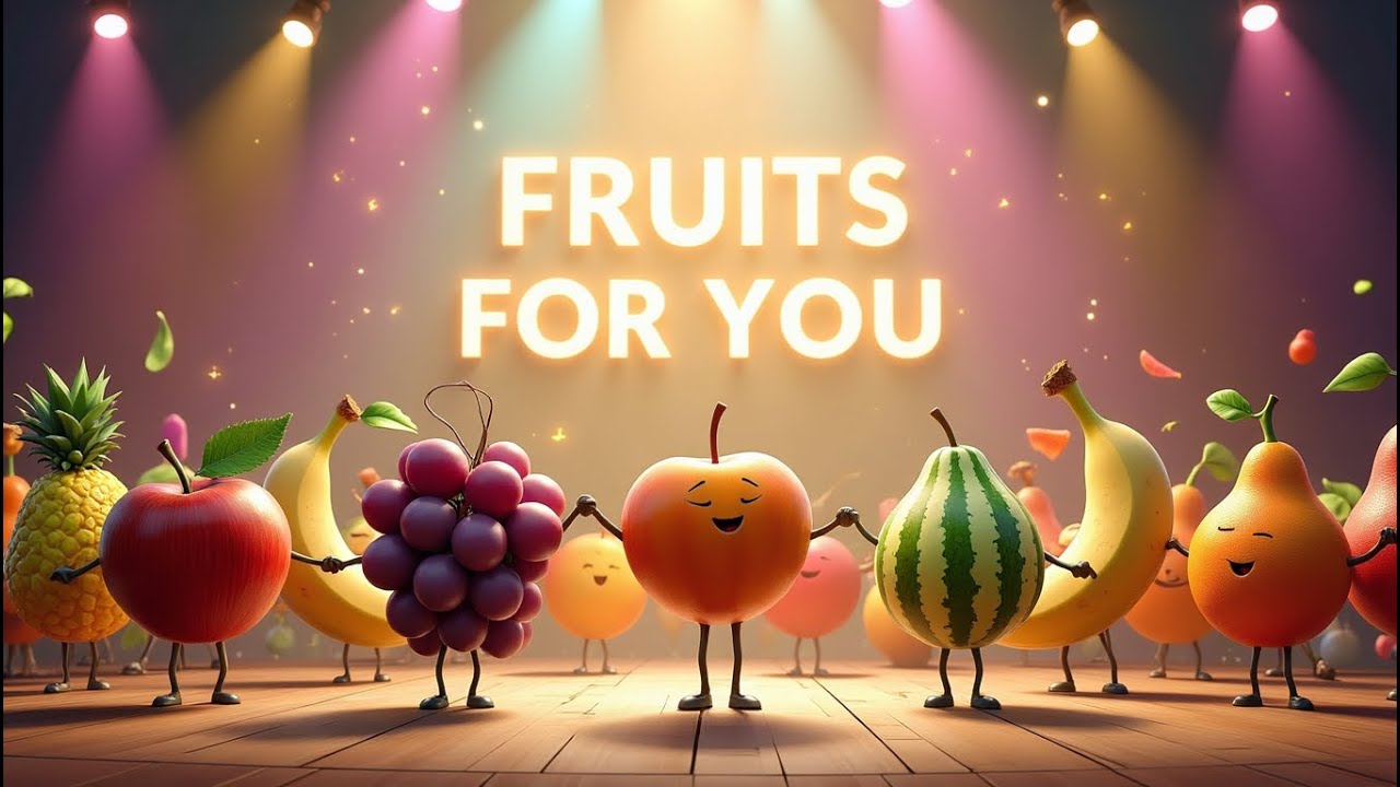 Fruit Song for Kids | Learn 20 Fruit Names with Music & Fun - YouTube