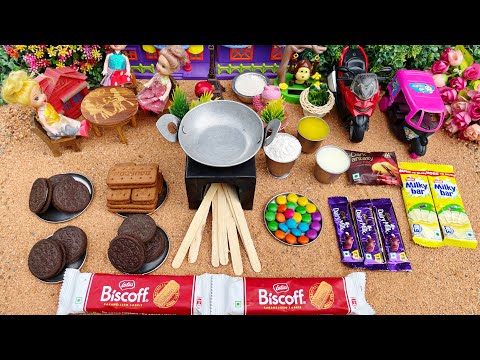 Miniature Oreo Biscuits Chocolate Birthday Cake|Chocolate Birthday Cake | Dark Fantasy Biscuits Cake