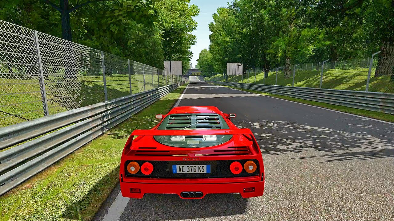 Ferrari F40 Gameplay @ Monza Eni Circuit [1080p 60fps] "Assetto Corsa ...
