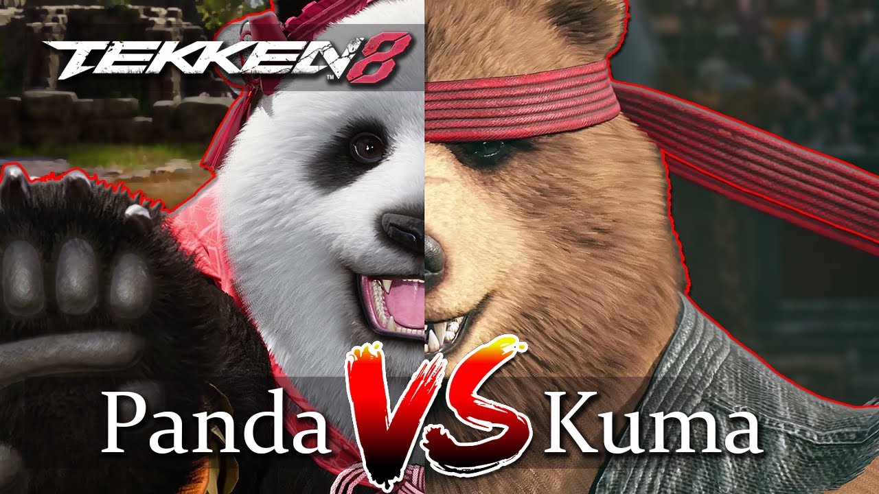 Tekken 8 Kuma vs Panda Comparison Breakdown - YouTube