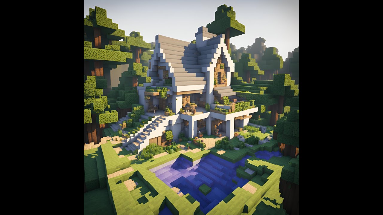 PART 2 Of Peaceful Minecraft House Build In The Pale Garden Biome - YouTube