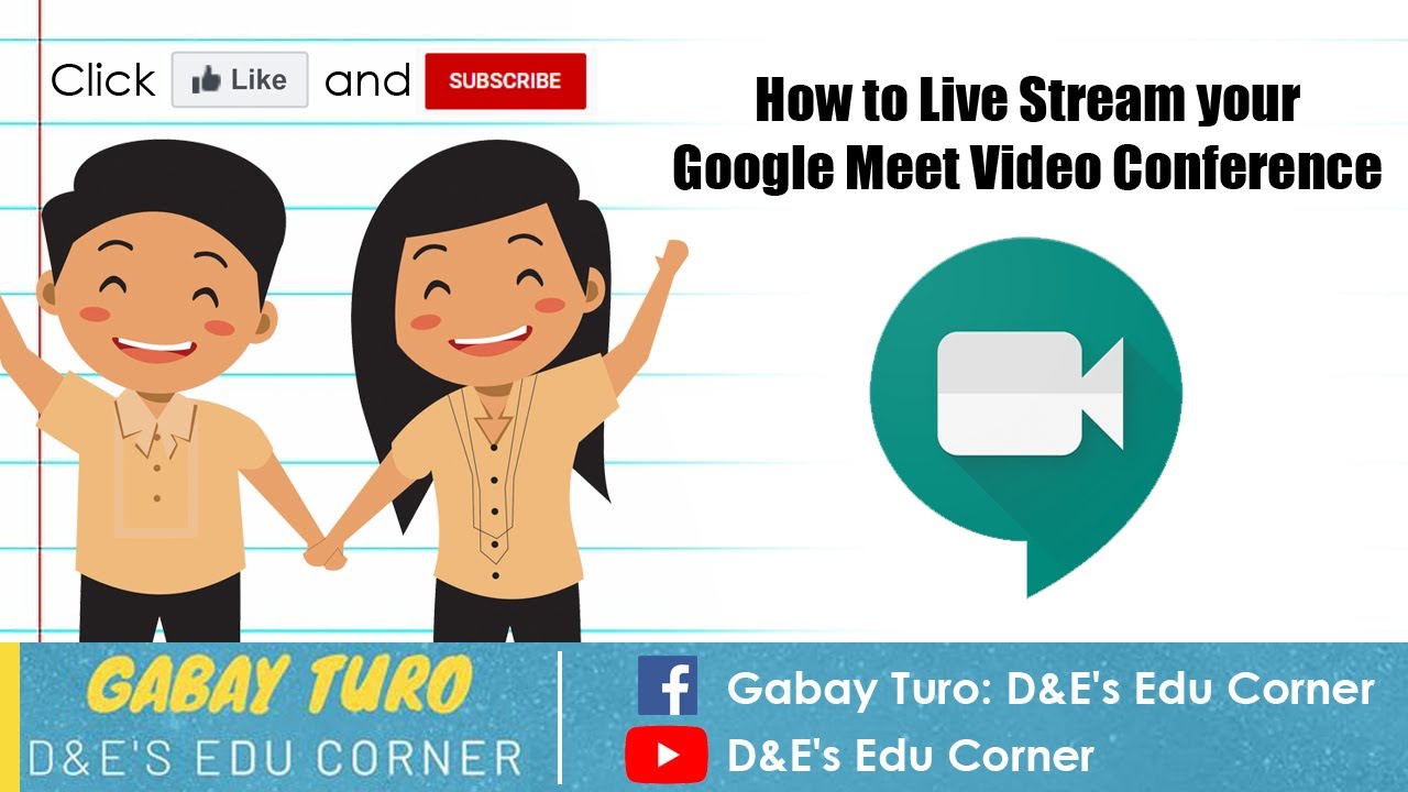 How to Live Stream your Google Meet Video Conference - YouTube