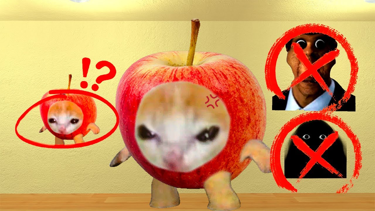 Angry Apple Cat Wants Me To Find Baby Apple Cat And Destroy Obunga ...