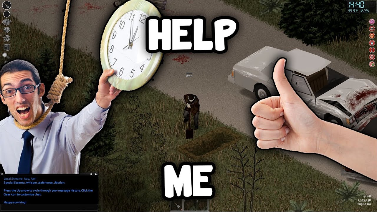 playing project zomboid as an amputee - YouTube