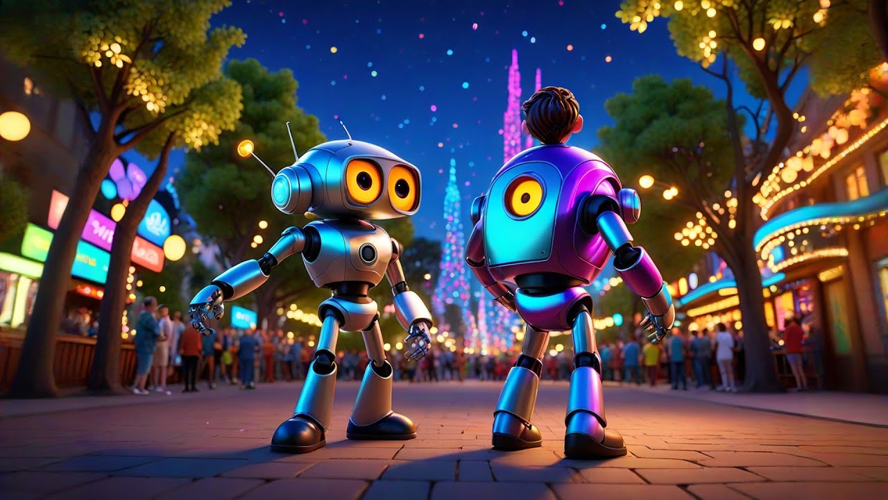 Three Little Robots Beep and Sing | Fun Nursery Rhyme for Kids | Baby ...
