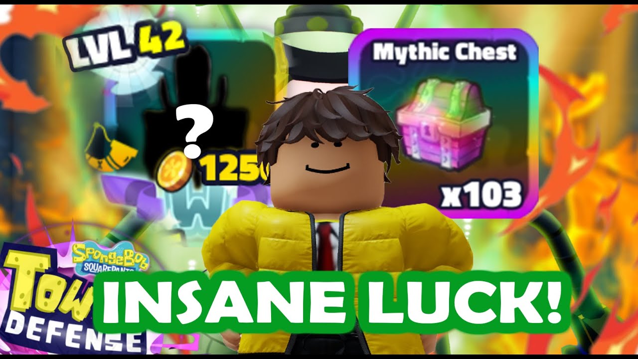 *SPONGEBOB TD* Opening 100+ Mythic Chests! (CRAZY LUCK) - YouTube