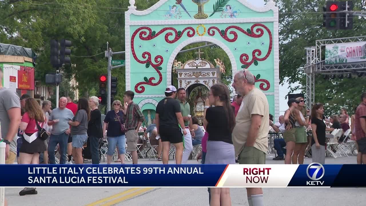 Little Italy celebrates 99th annual Santa Lucia Festival - YouTube