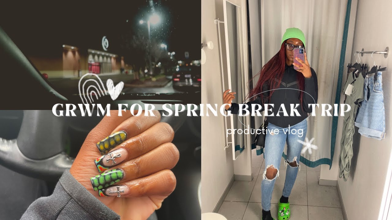GRWM FOR SPRING BREAK - YouTube