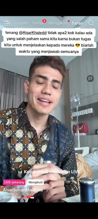 Aisar Khaledd Menjelaskan Kenapa Dia Suruh Orang Tap Layar dan Follow Dulu #aisarkhaled #fuji # ...