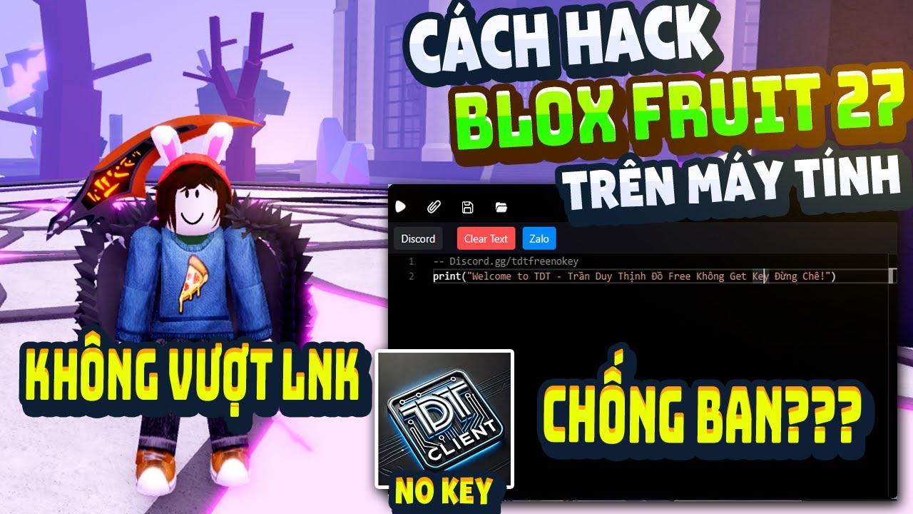 Cách Hack Blox Fruit Trên PC Client TDT Chống BanWave Fix Lỗi Văng Auto ...