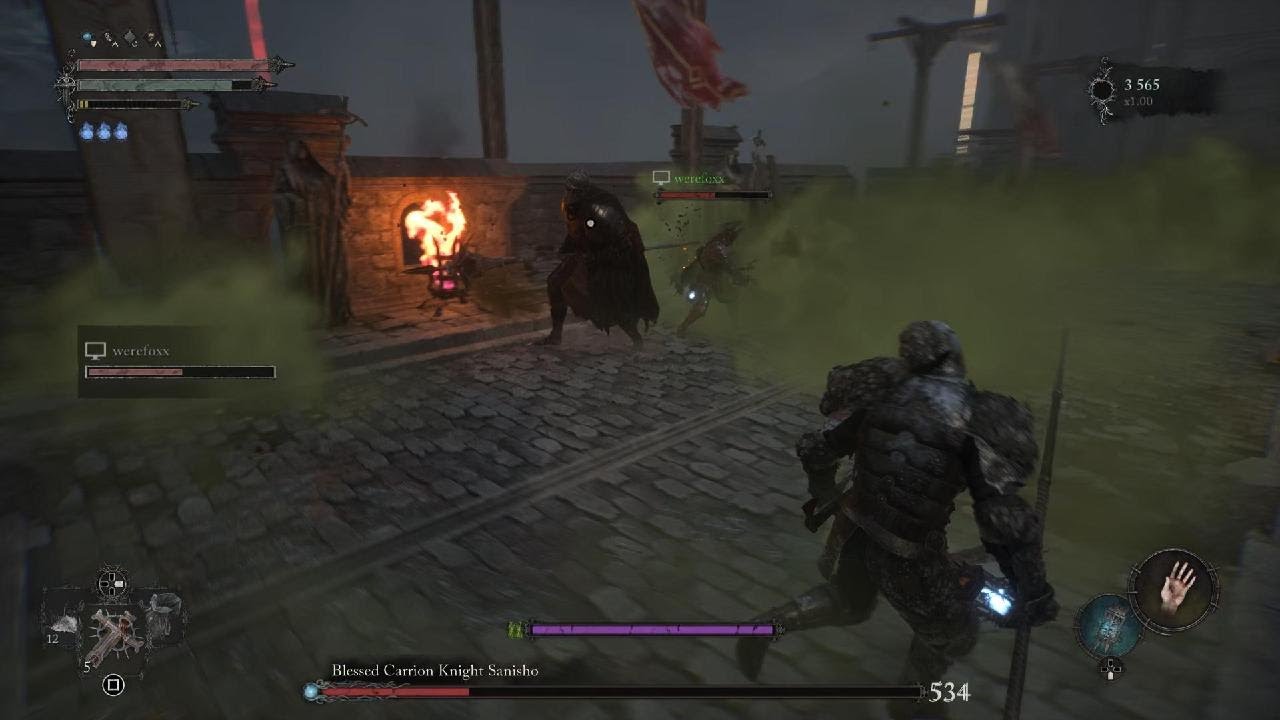 Lords of the Fallen: Blessed Carrion Knight Sanisho (Boss Fight) - YouTube