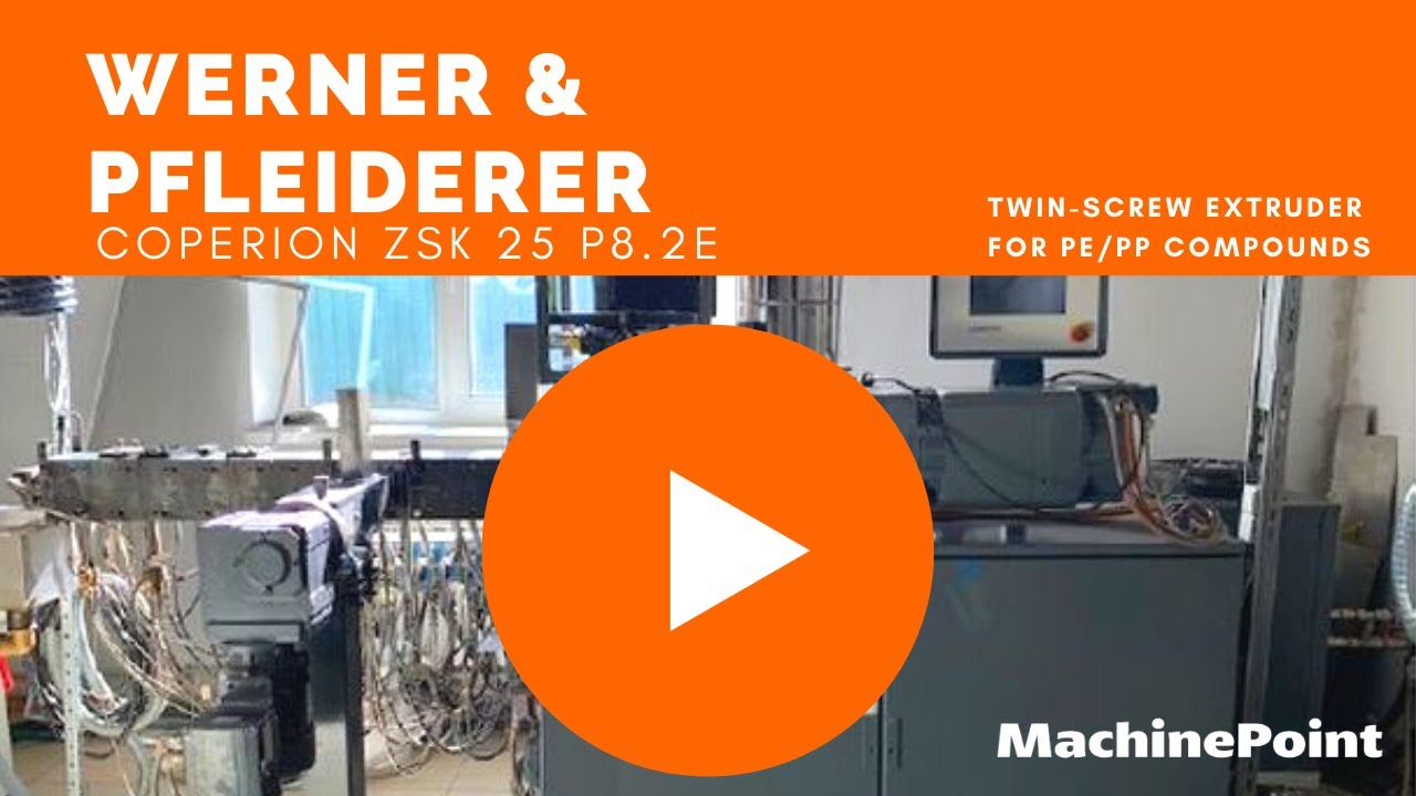 COPERION ZSK 25 P8.2E Twin-screw extruder for PE/PP compounds | WERNER ...