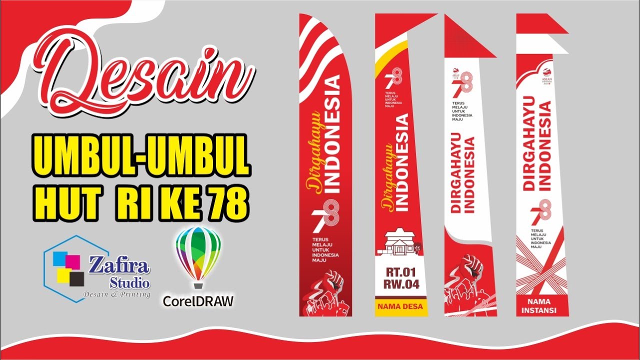 DESAIN UMBUL - UMBUL HUT RI KE 78 TH. 2023 | FREE DOWNLOAD CDR!!! # ...