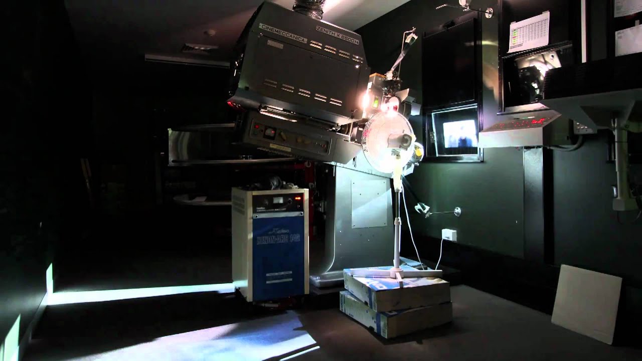 Palace Barracks Cinemas - Projection Room Timelapse - YouTube