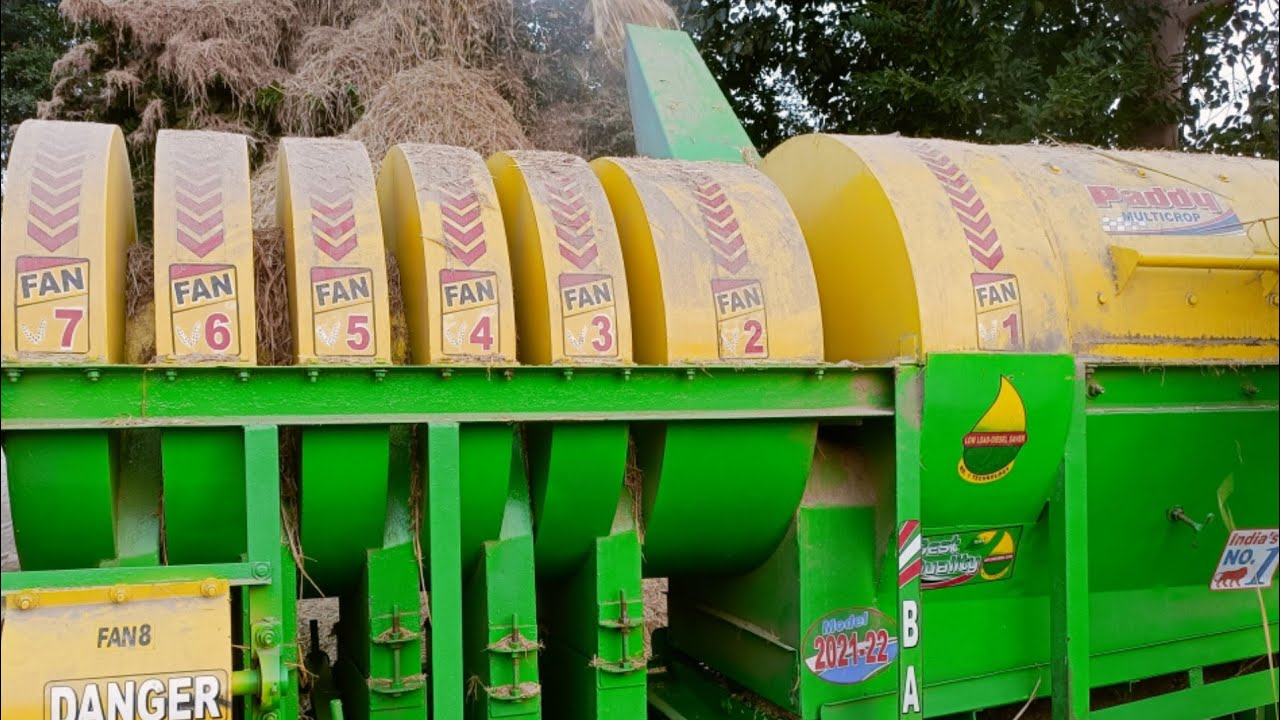 Paddy threshing machine ll paddy thresher ll धान गाहाई का मशीन ll Paddy ...