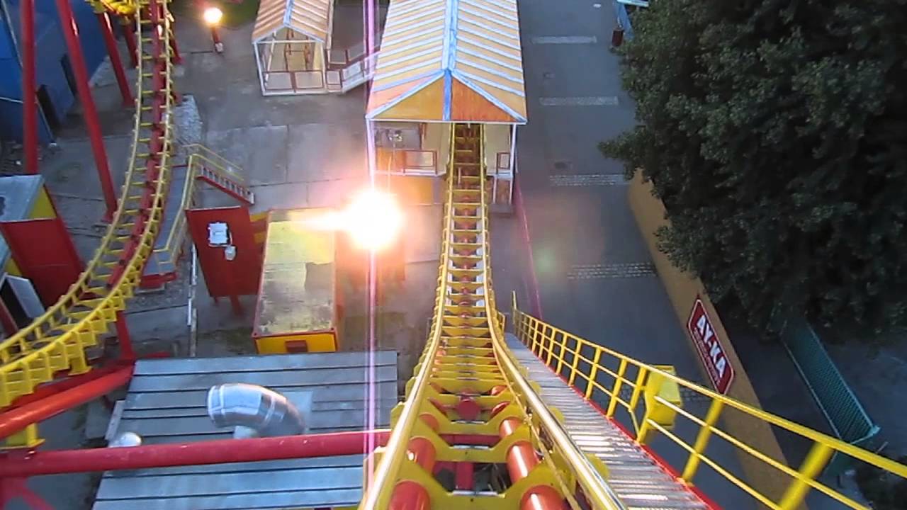 Boomerang Wiener Prater 14 juli 2013 Frontseat Onride - YouTube