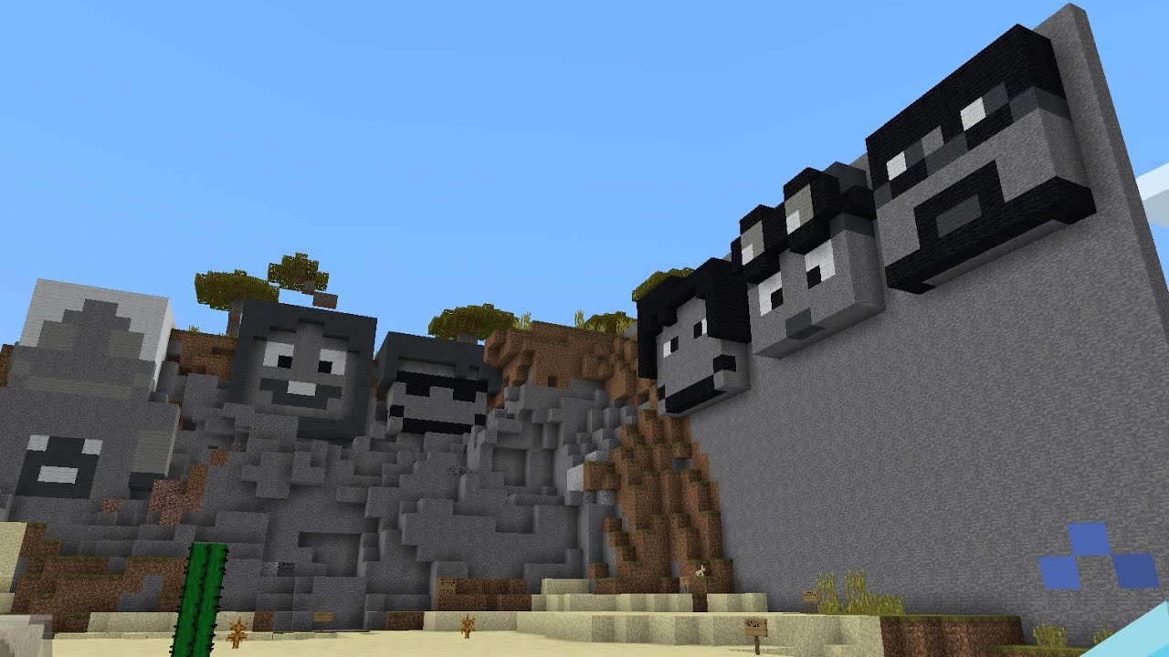 Minecraft-Mount Rushtube (Mount Rushmore) - YouTube