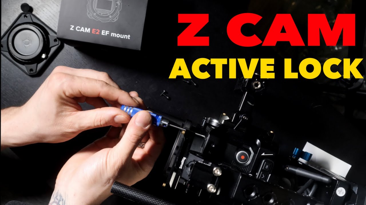 Z CAM Active Lock EF Mount Adapter for E2-M4 UNBOXING & Install - YouTube