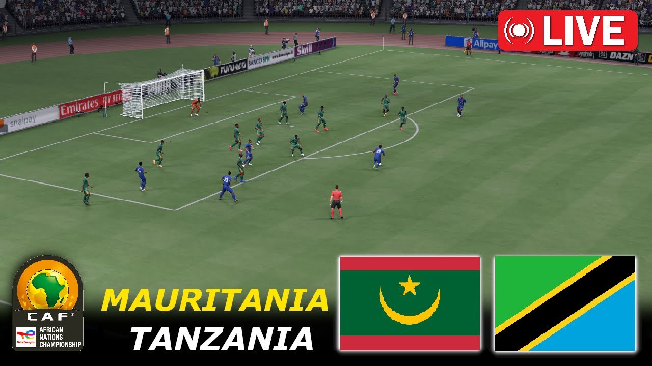 LIVE : Mauritania vs Tanzania | African Nations Championship 2025 ...